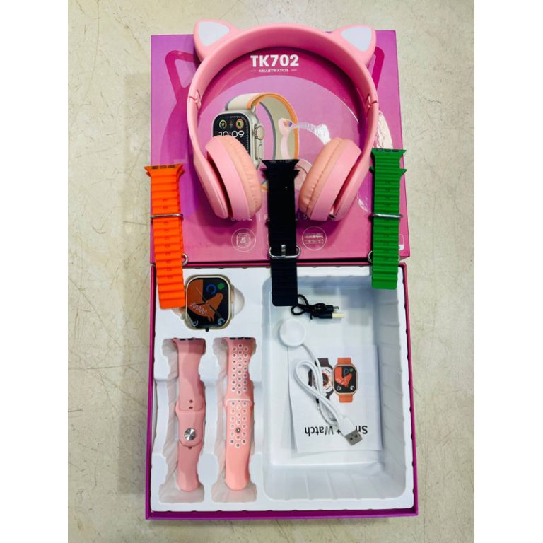 پک ساعت هوشمند با هدفون مدل Smart Watch TK702 Ultra 2 - فروشگاه موبایل ...
